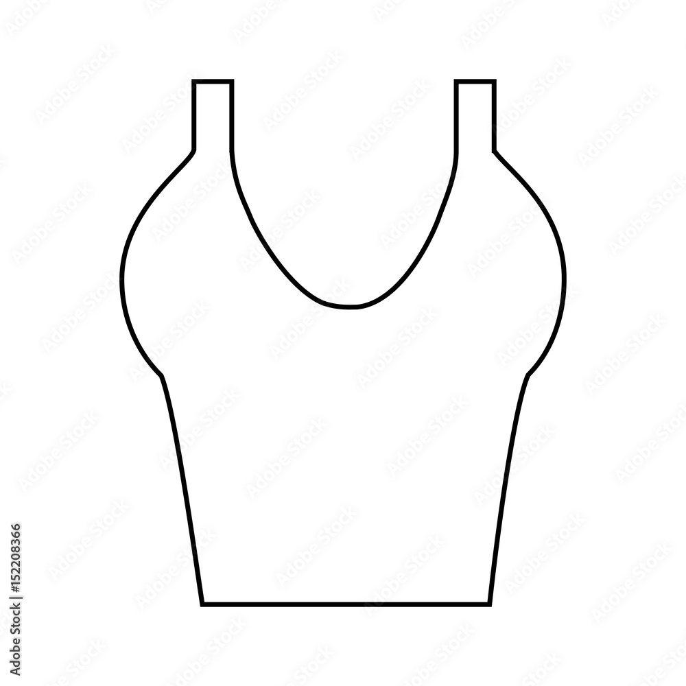 Women blouse icon over white background. vector illustration Stock ...