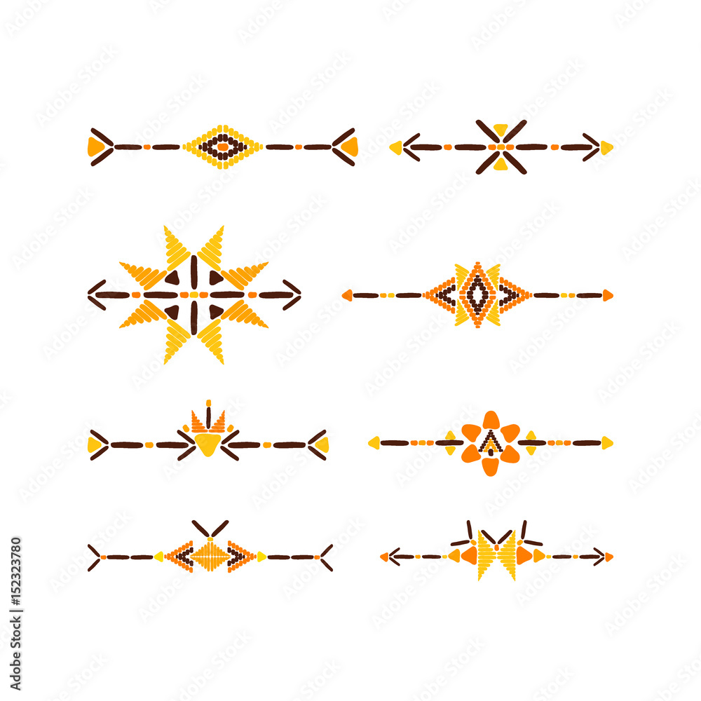 Aztec Border Tattoo Designs