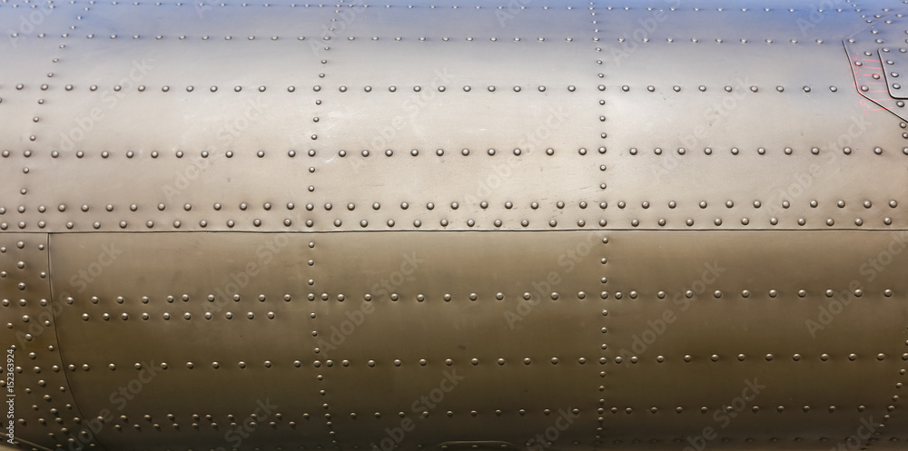 riveted metal from aircraft Stock Photo | Adobe Stock