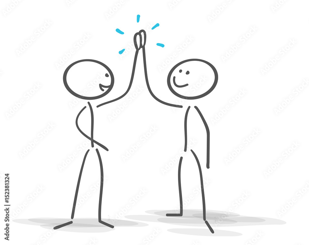 Stickman check Stock Vector | Adobe Stock