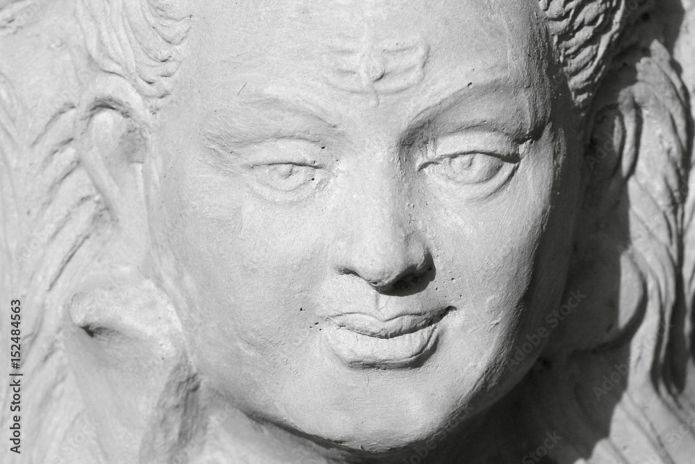 India. Goa. Beautiful face hindu Lord of Shiva Stock Photo | Adobe Stock