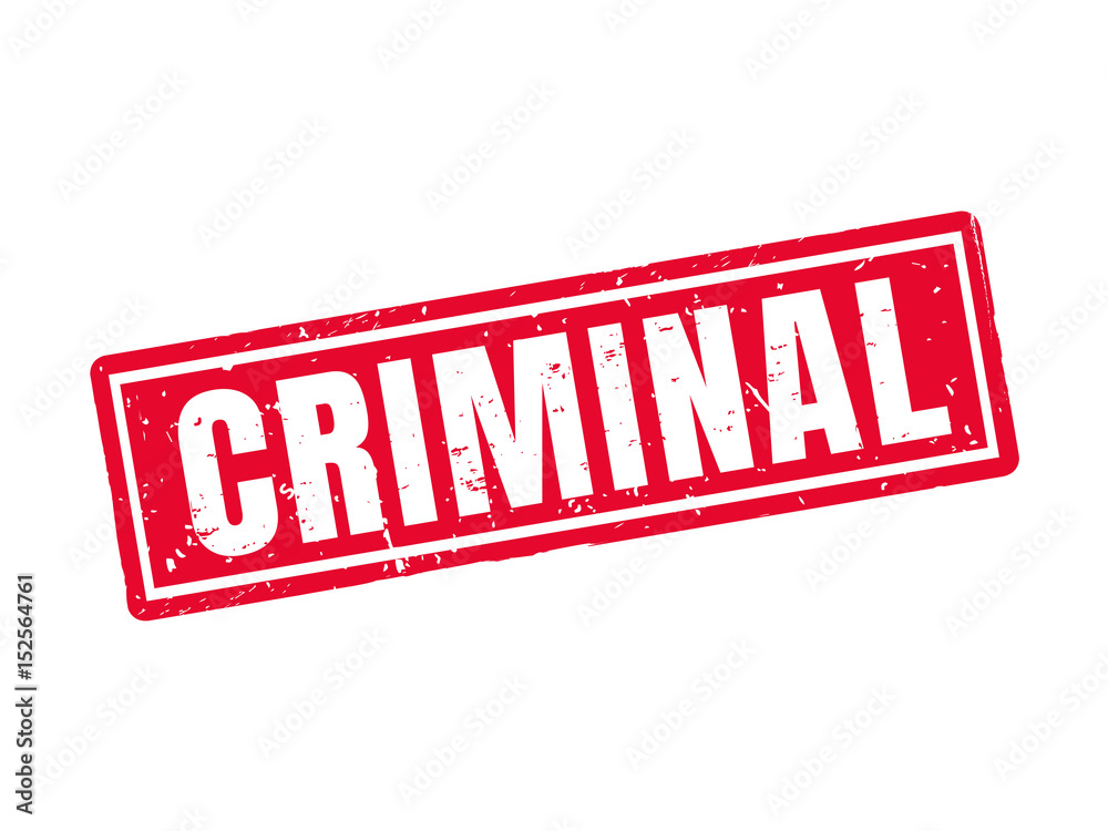 criminal red stamp style Stock Vector | Adobe Stock