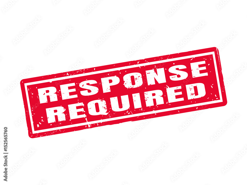 response required red stamp style Stock Vector | Adobe Stock