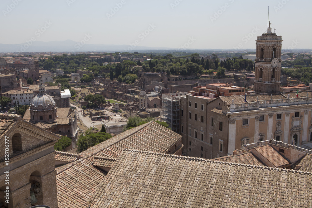 Foto de Rome Italy Plaza Venezia Mussolini palace do Stock | Adobe Stock