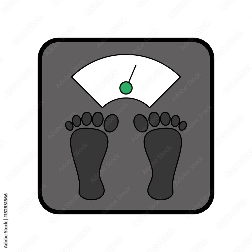 Weight body balance vector illustration graphic design Stock Vector ...