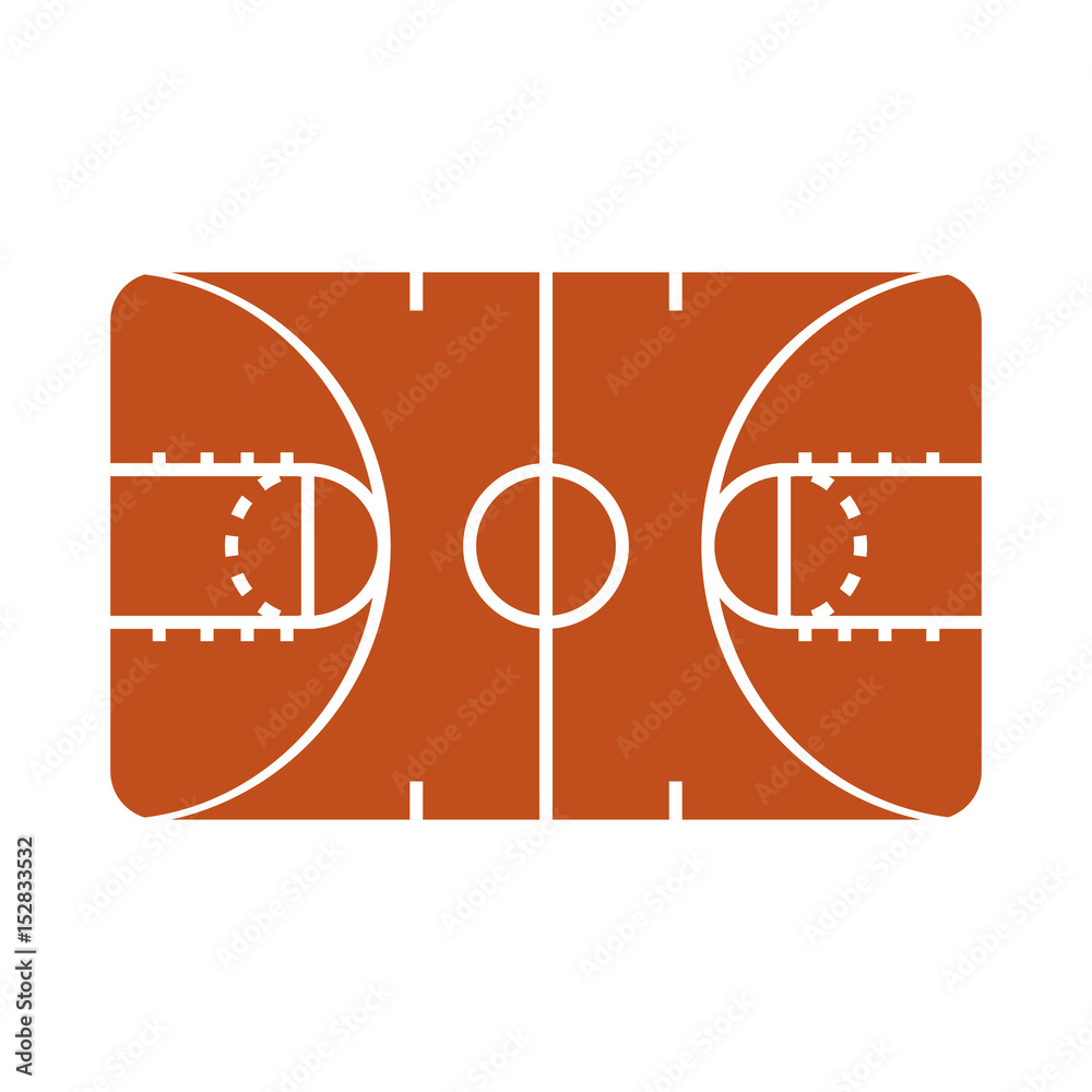 Basketball sport game icon vector illustration graphic design Stock ...