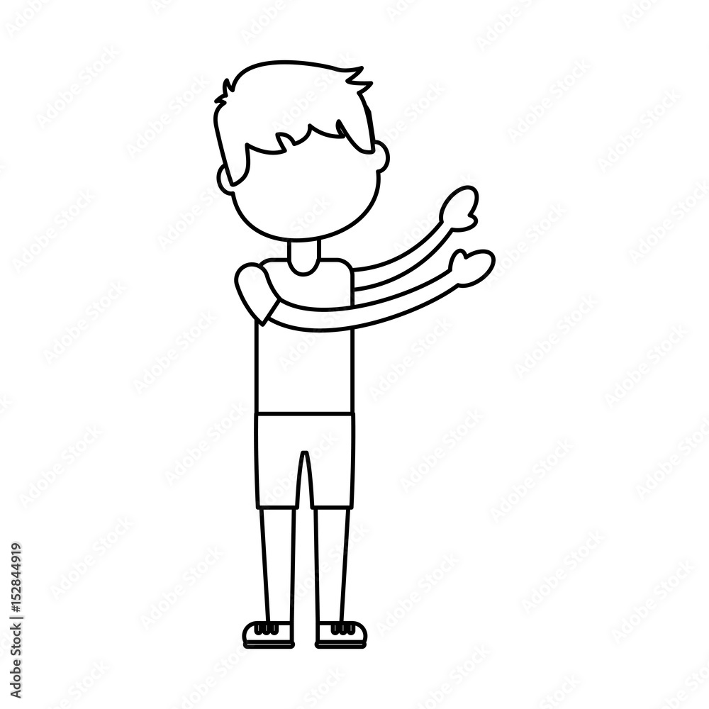 isolated handsome icon boy vector illustration graphic illustration ...