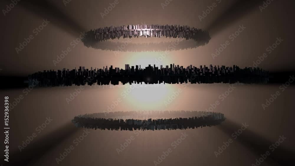 Dyson swarm, ring world. Alien megastructure surrounding a star , built ...