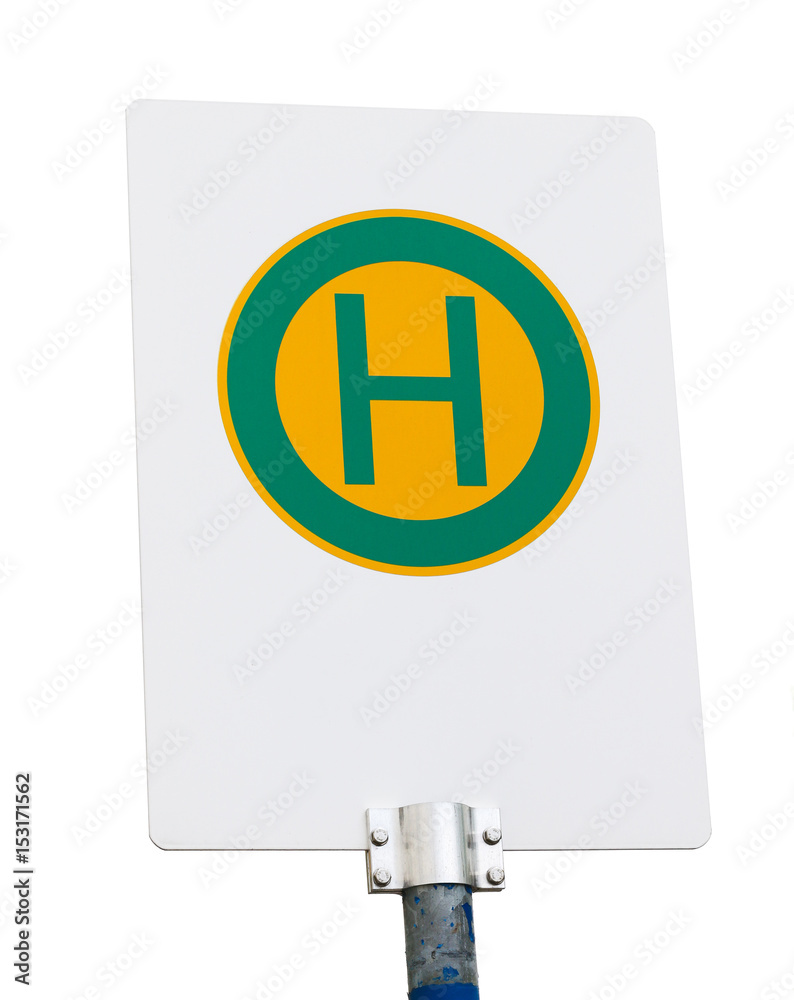 Haltestellen-Symbol Stock-Foto | Adobe Stock