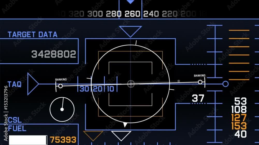 4k Radar GPS signal tech screen display,future science sci-fi data ...