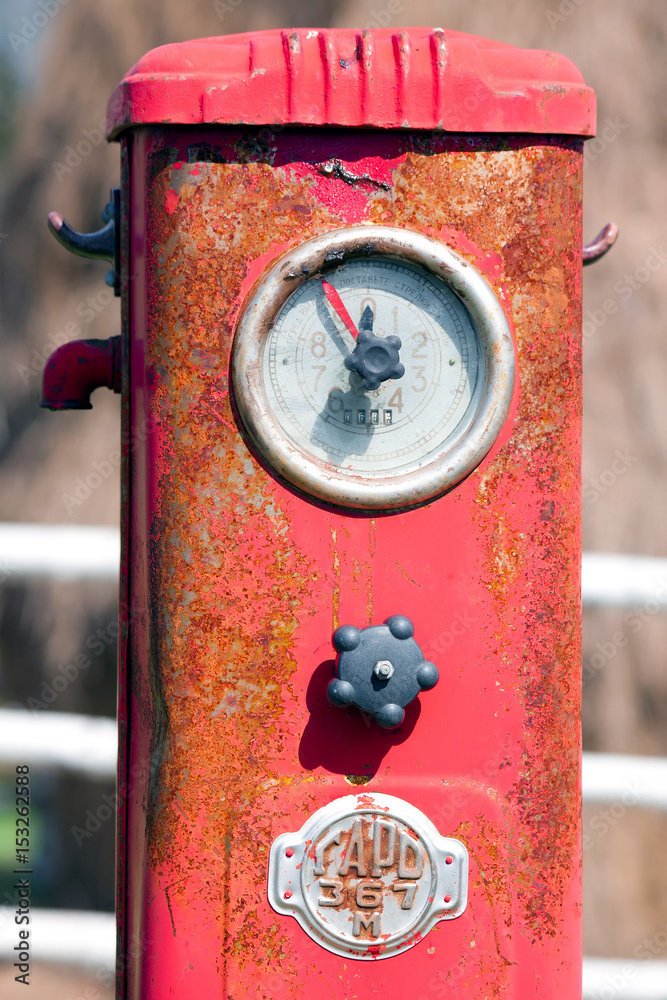 .dial refuelling of petrol for vehicles and cars of the old Soviet ...