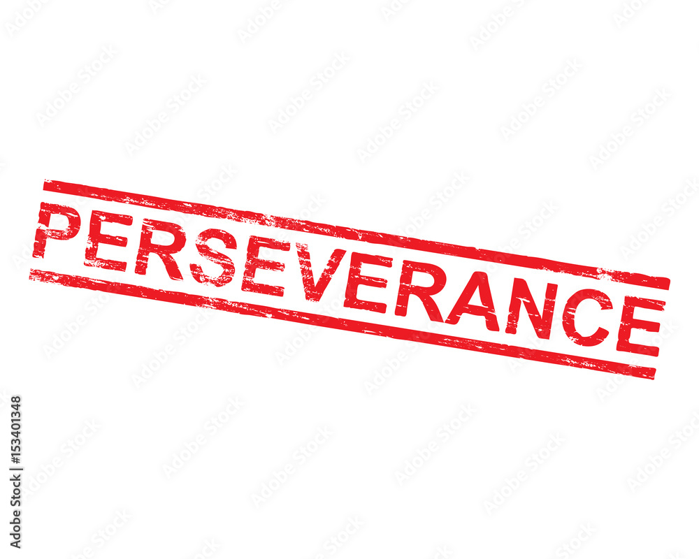 Perseverance Rubber Stamp Stock Vector | Adobe Stock