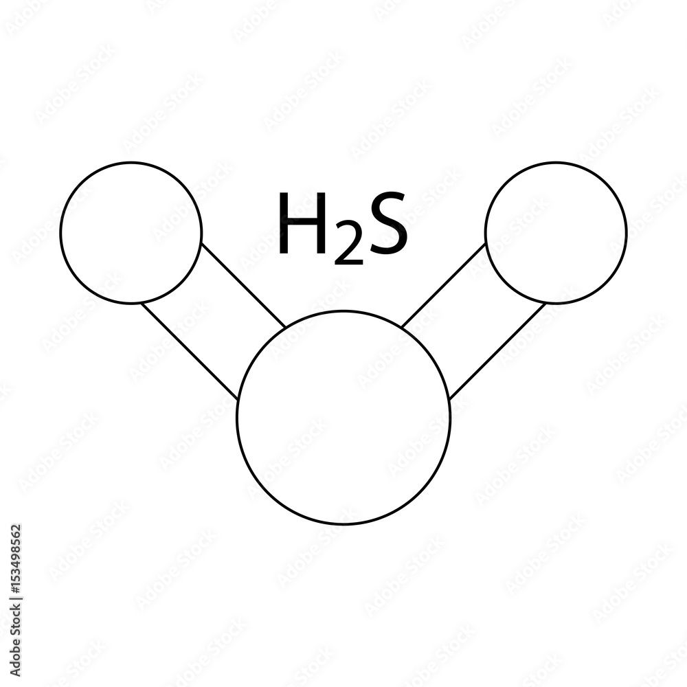Hydrogen Sulfide Molecule