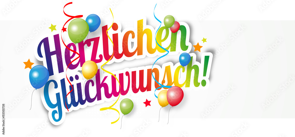 Herzlichen Glückwunsch Stock Vector | Adobe Stock Herzlichen Glückwunsch Stock Vector | Adobe Stock