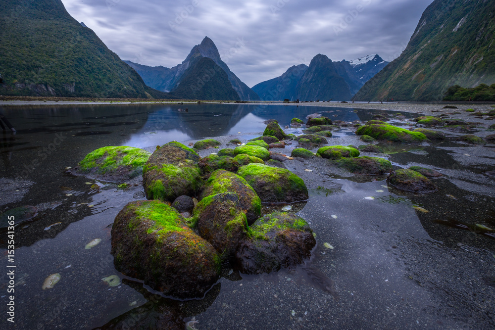 Milford Sound (Piopiotahi) is a famous attraction in the Fiordland ...