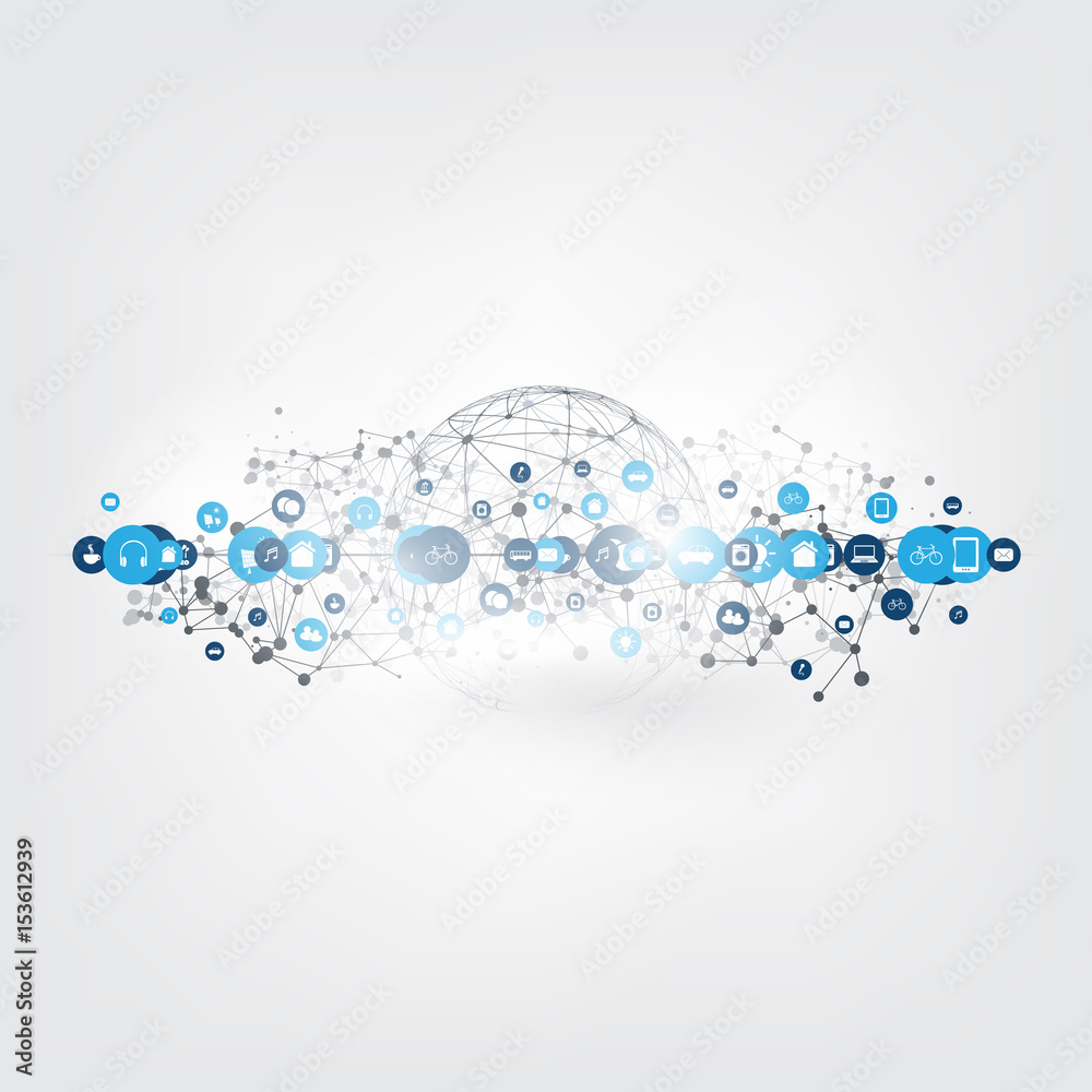 Minimal Style Cloud Computing, Networks Structure, Telecommunications ...