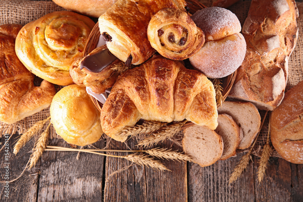 assorted bread and pastry Stock Photo | Adobe Stock