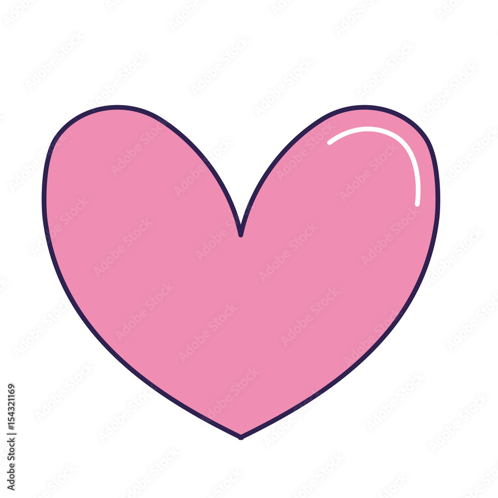 cute heart to love symbol design Stock Vector | Adobe Stock