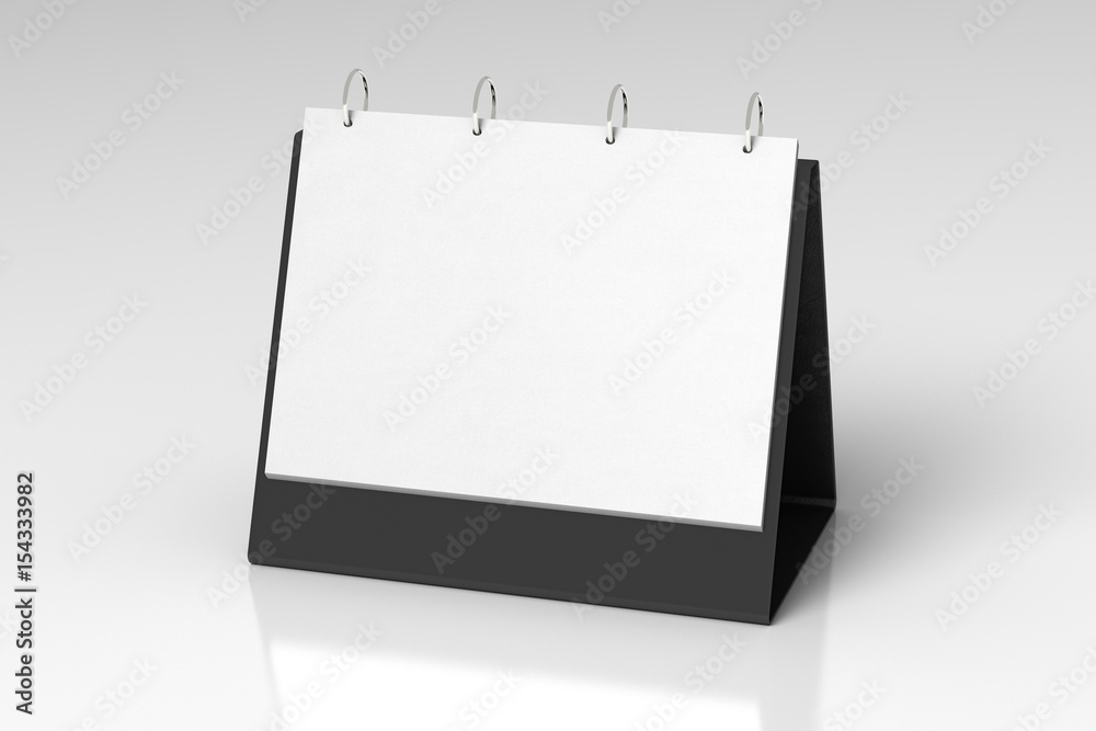 Blank table top flip chart easel binder Stock Illustration | Adobe Stock