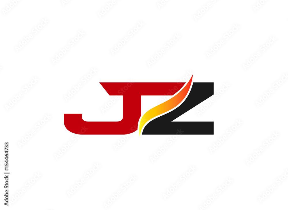 JZ Logo. Vector Graphic Branding Letter Element Stock Vector | Adobe Stock