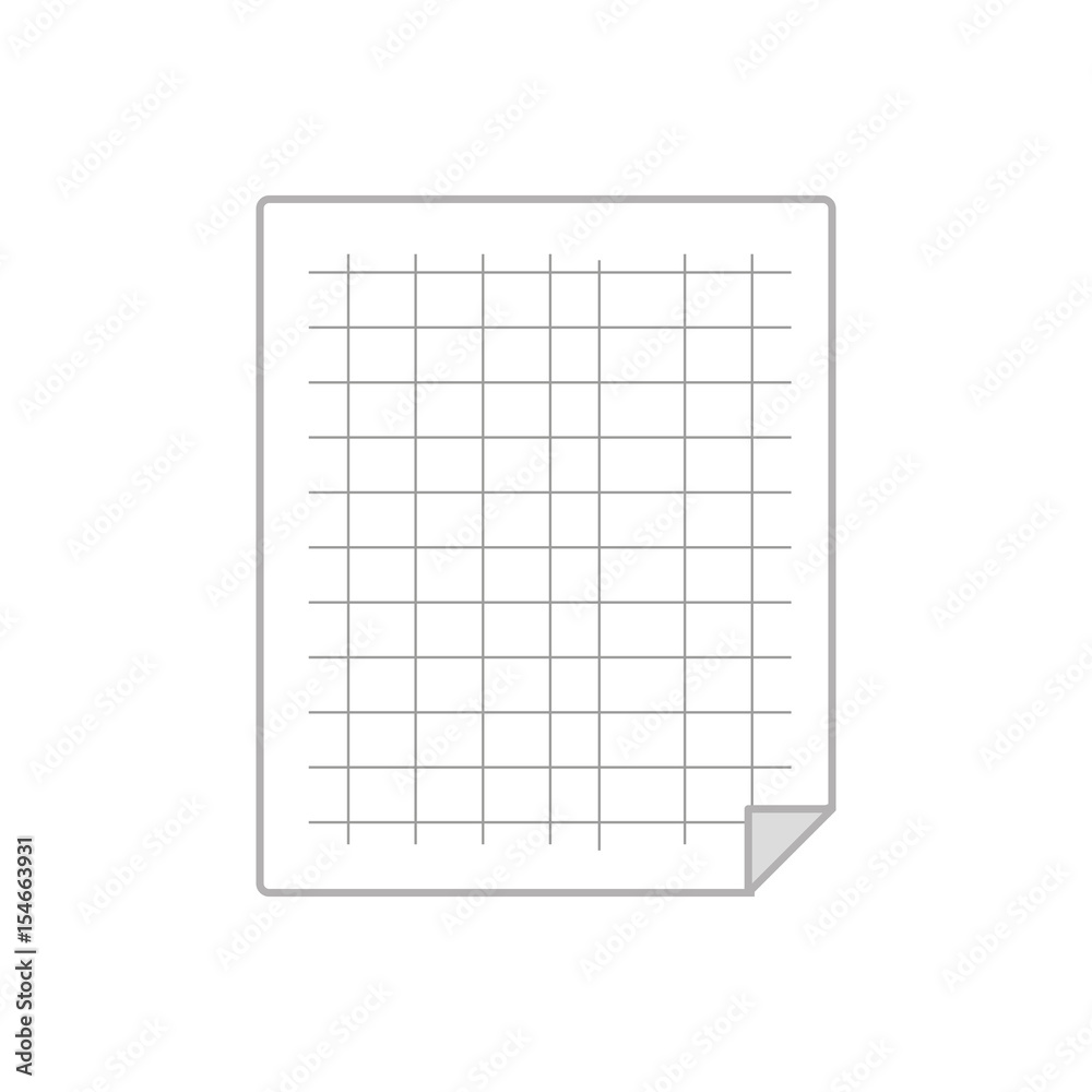 grid sheet to study and write activities Stock Vector | Adobe Stock