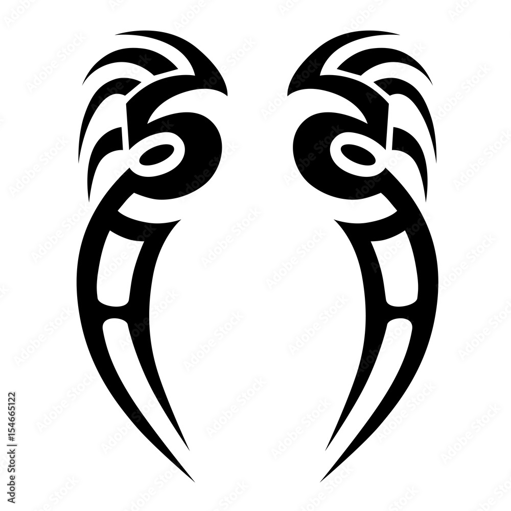 Vecteur Stock Tribal tribal vector design. Ideas of tribal tattoos for ...