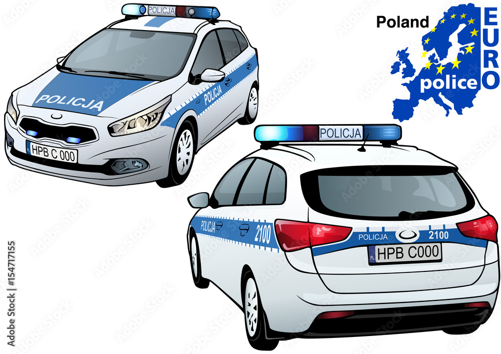 European Police Car