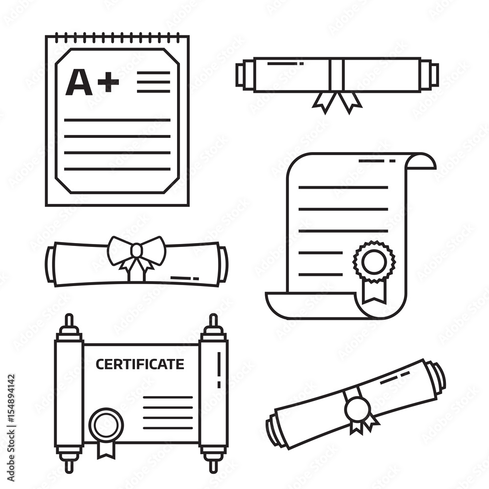 Diploma Scroll Drawing