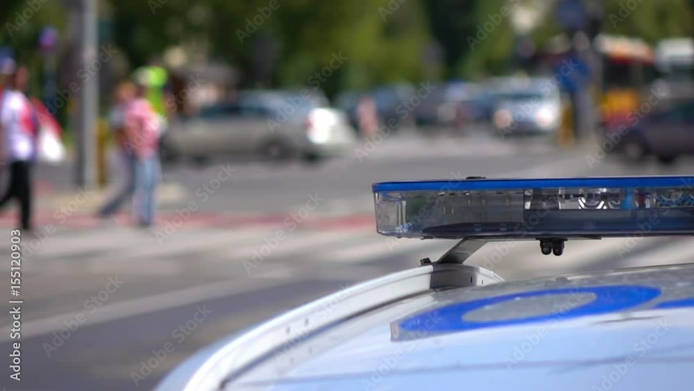 High quality video of police lights in real 1080p slow motion 250fps ...