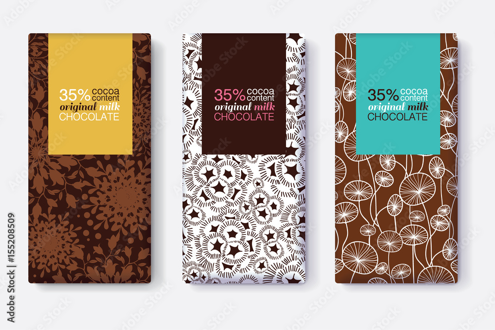 Chocolate Bar Wrappers Design