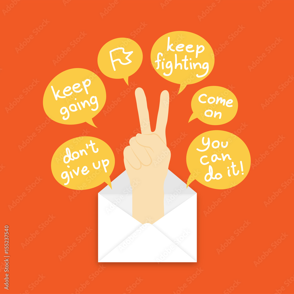 You got mail concept idea keep fighting hand sign language pop up from ...