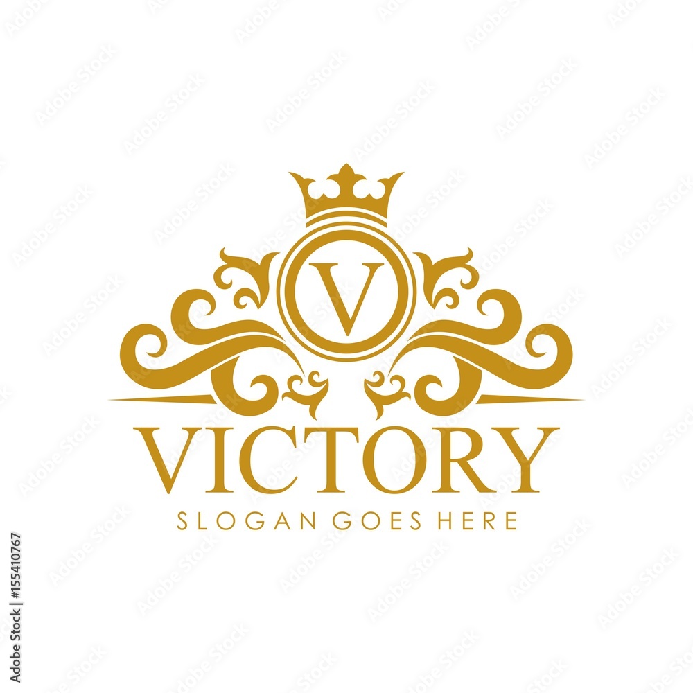 Royal brand logo design vector Stock Vector | Adobe Stock