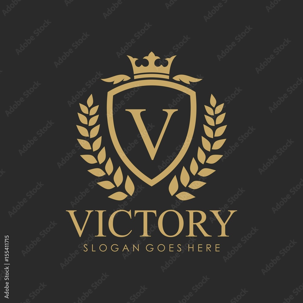 Royal brand logo design vector Stock Vector | Adobe Stock