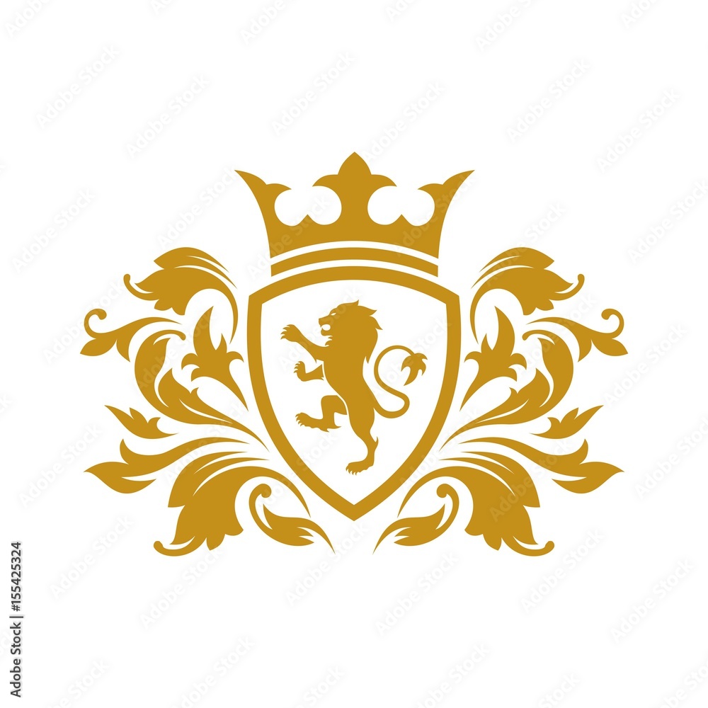 Royal brand logo design vector Stock Vector | Adobe Stock