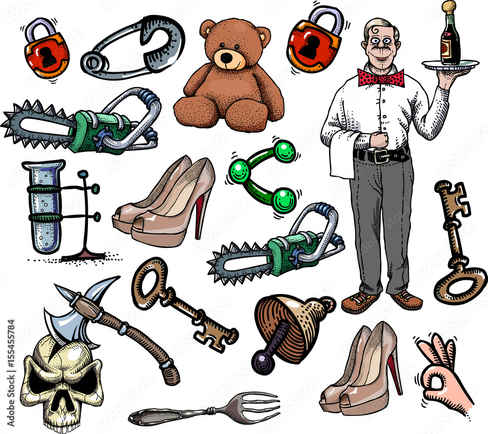 Cartoon characters seamless pattern. Pattern is included in file ...