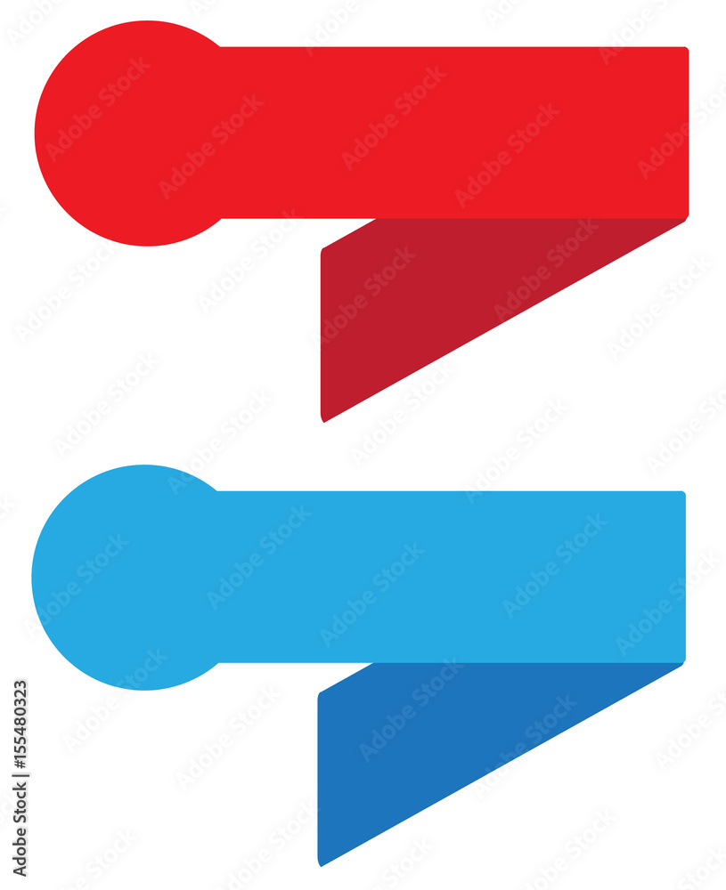 Red White And Blue Ribbon Banner