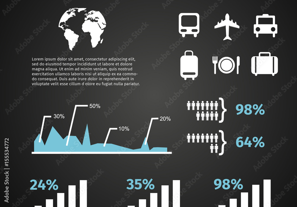 Transportation Infographic 1 Stock Template | Adobe Stock