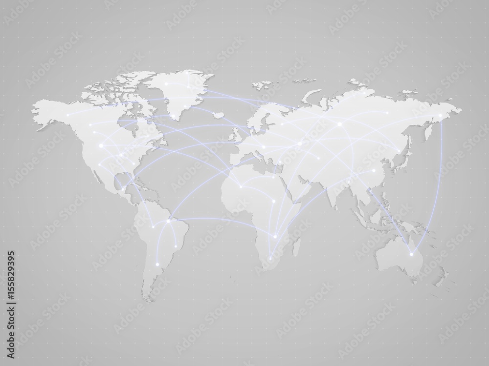 Global Connections Map