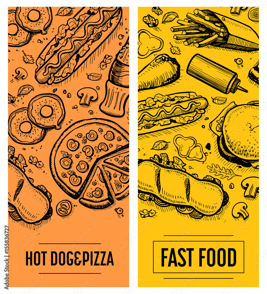 Fast Food Menu Card Design