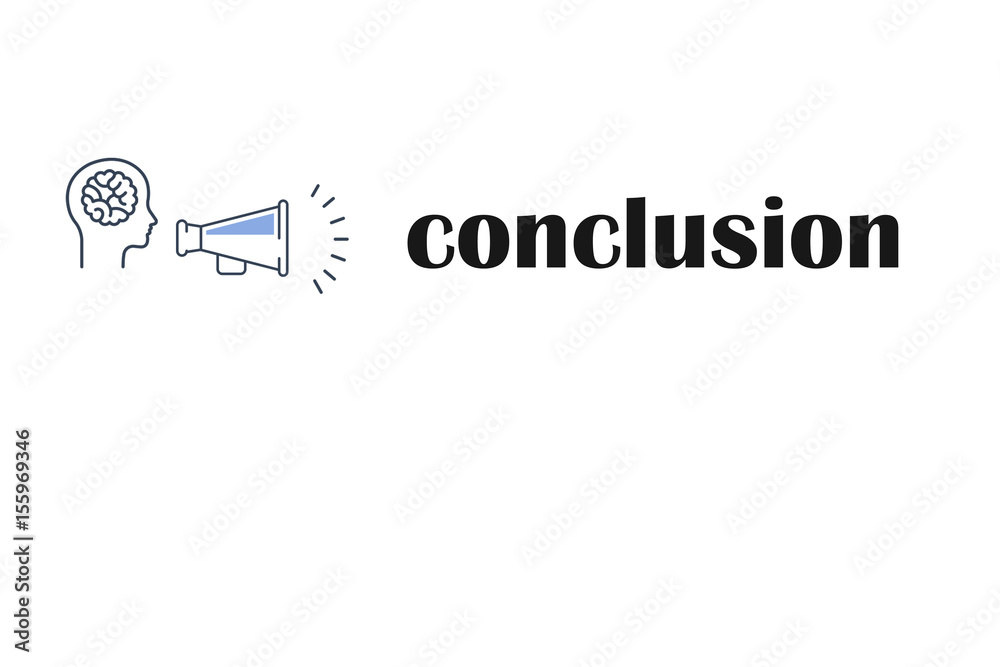 knowledge and ideas sharing with human head shape and megaphone. Hand ...