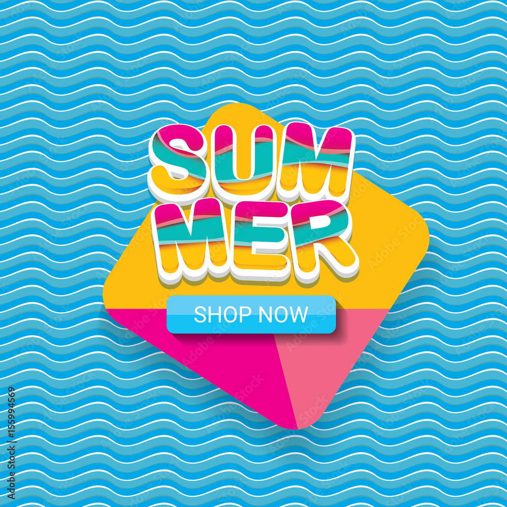 vector summer sale bright label design template . Stock-Vektorgrafik ... vector summer sale bright label design template . Stock-Vektorgrafik ...