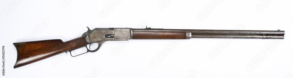 Antique 1876 Lever Action Rifle. Stock Photo | Adobe Stock