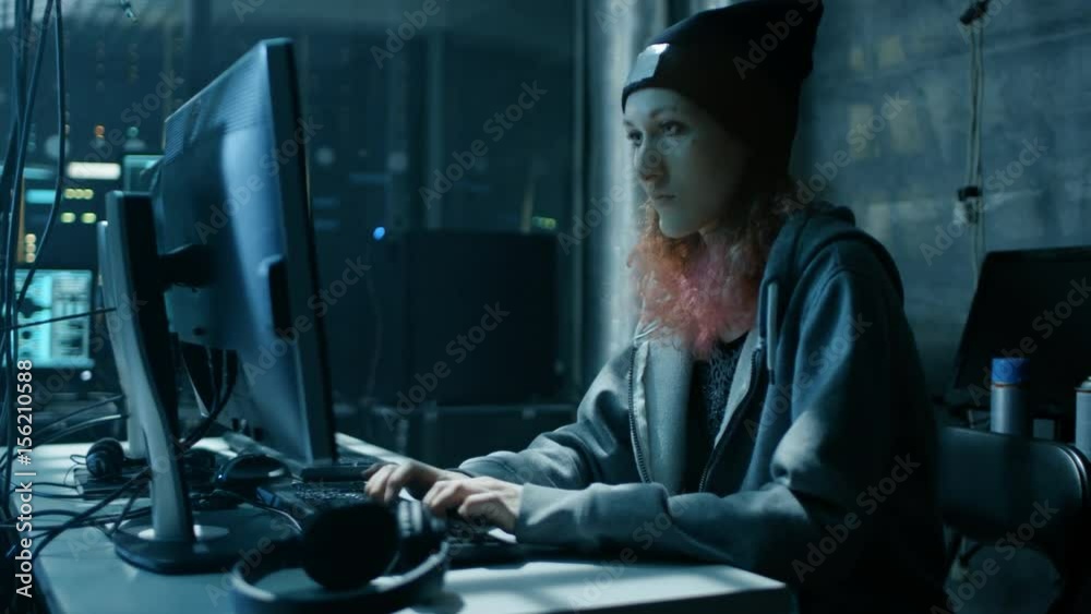 Nonconformist Teenage Hacker Girl Attacks Corporate Servers with ...