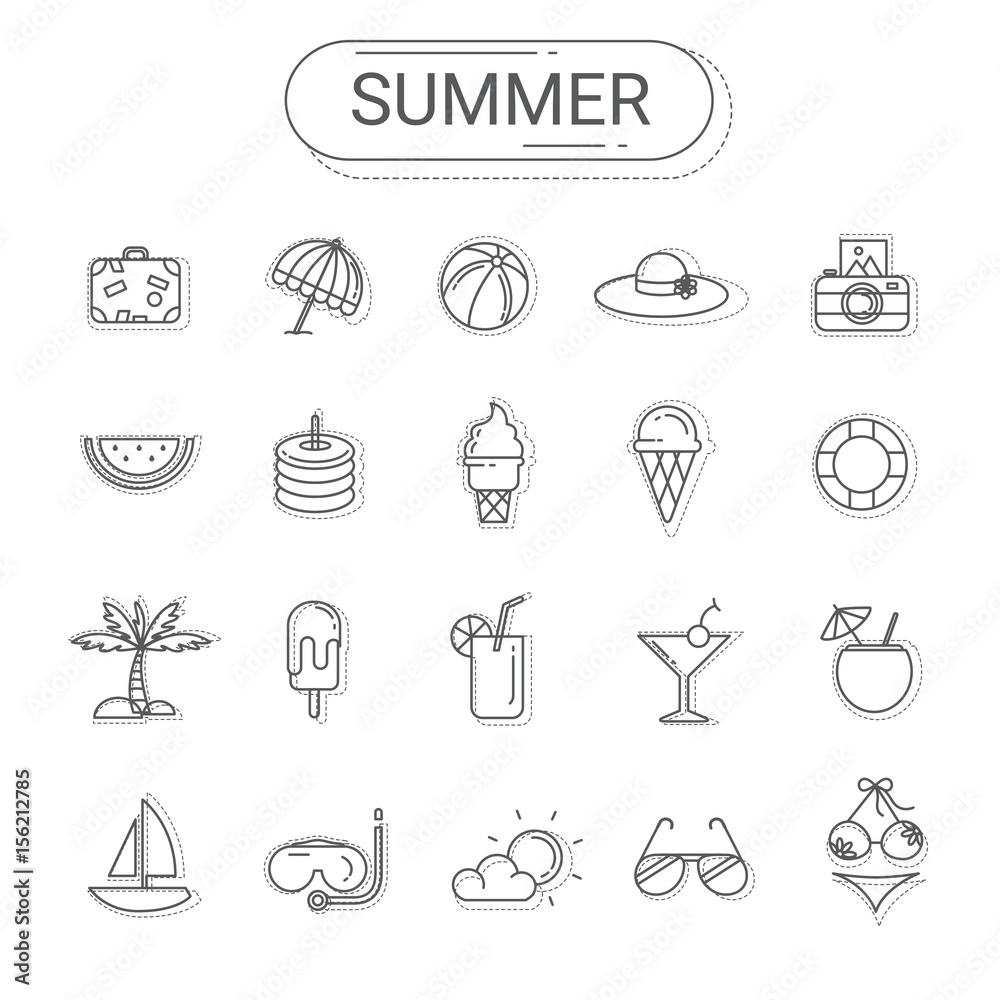 Summer Icon Black