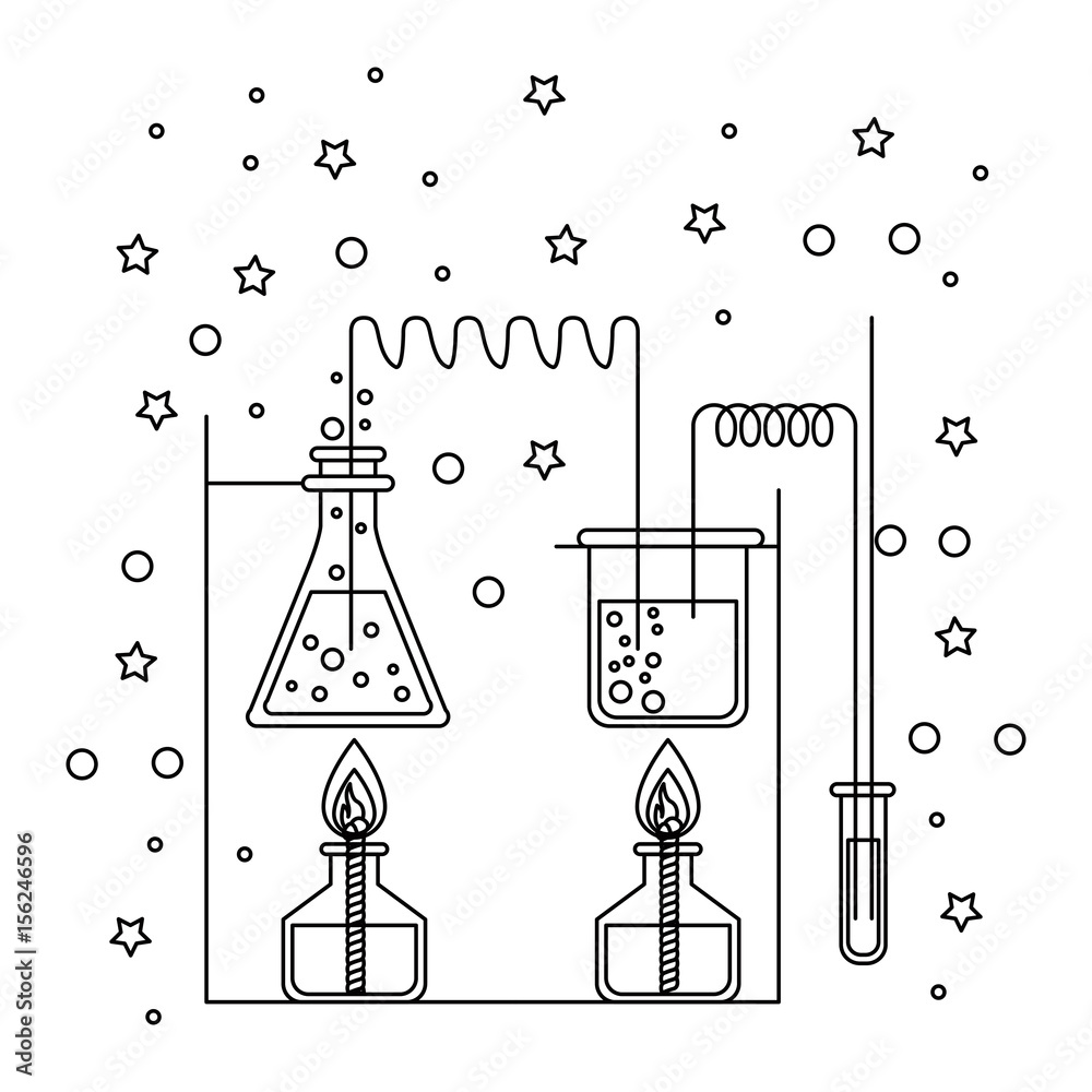 Chemistry Silhouette