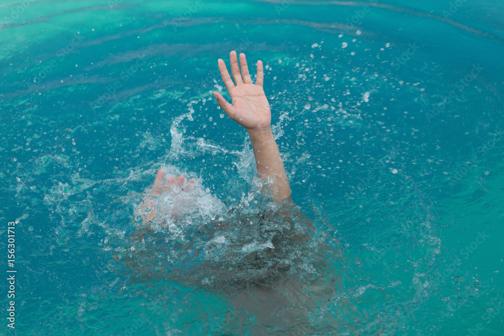 Person Drowning In Pool
