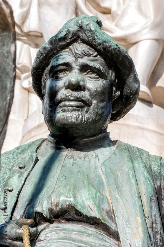 Foto de Detalle Sancho Panza, monumento plaza de españa de madrid do ...