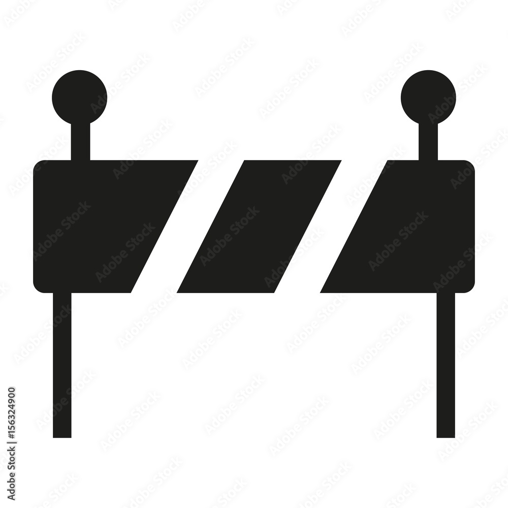 Zaun Straßensperre Icon - Fence roadblock icon for apps and websites ...