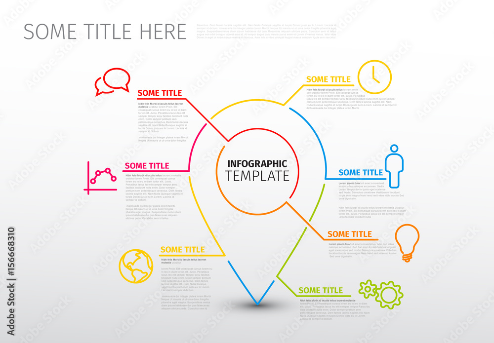 Location Marker Infographic Layout Stock Template | Adobe Stock