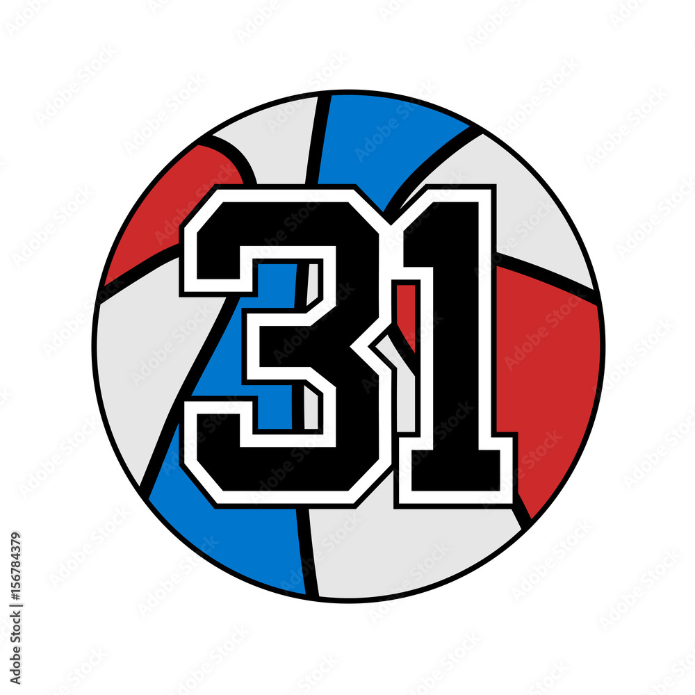 Number 31 Basketball